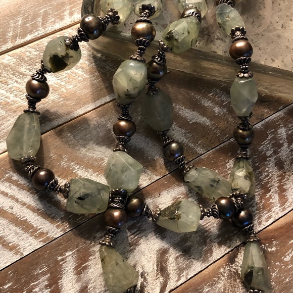 Patty Tobin | Jewelry | Patty Tobin Gemstone Pearl Necklace | Poshmark